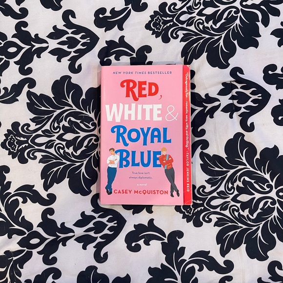bestseller | Accents | Red White Royal Blue Book | Poshmark
